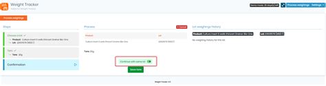 What S Weight Tracker Add On How To Use It LabCollector