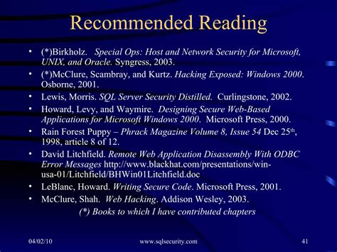 Sql Server Security Attack Ppt Databases Computer Software And Applications
