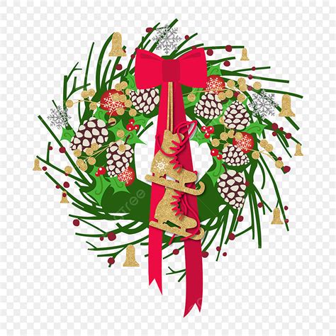 예쁜 크리스마스 꽃다발 원 만화 귀엽다 크리스마스 Png 일러스트 및 벡터 에 대한 무료 다운로드 Pngtree