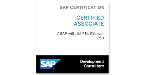 Sap Certified Development Associate Abap With Sap Netweaver 7 50 Was Issued By Sap To Itay