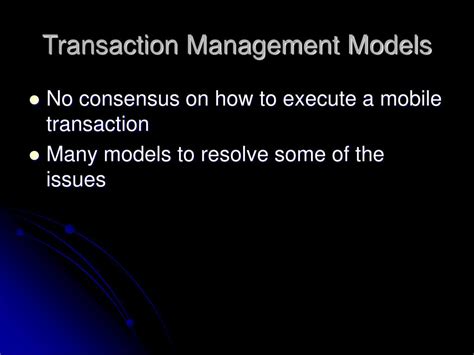 Ppt Transaction Processing In Mobile Distributed Databases Powerpoint Presentation Id 4274393