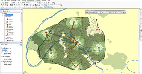science geomatics notes and supplements lab 4 arcgis network analyst