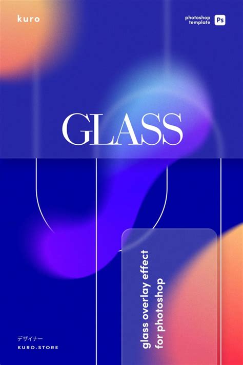 Glass Morphism Photoshop Template by kuro | Illustrator design tutorial ...