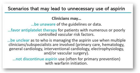 Intervention Reduces Aspirin Use In Patients With Af Vte Taking