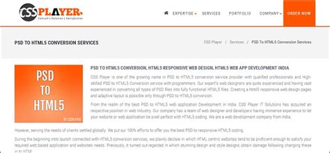 Top 5 User Friendly PSD To HTML Conversion Providers