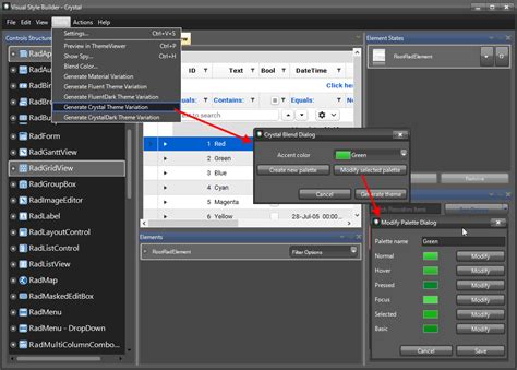 Introducing A Customizable Crystal Dark Theme For Winforms