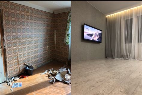 Преобразование пространства фото ремонта квартир до и после Collection Design Ru