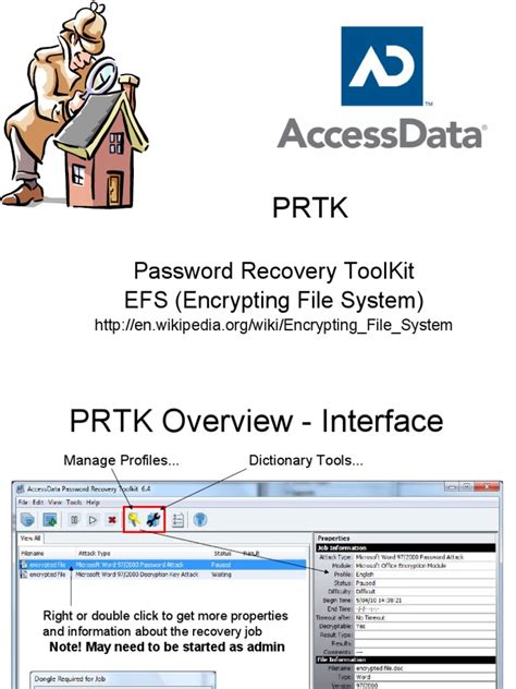 Prtk Password Recovery Toolkit Efs Encrypting File System En