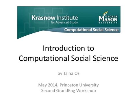 introduction to computational social science