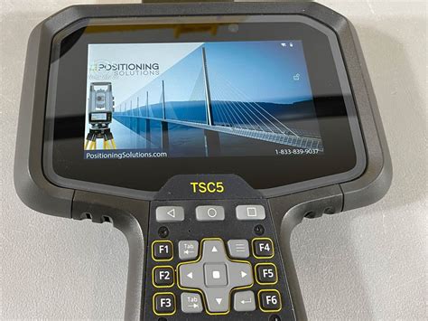Trimble R580 Surveying Rover Package With Tsc5 Centimeter Rtx Positioning Solutions