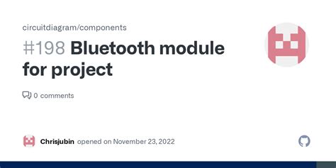 Bluetooth Module For Project · Issue 198 · Circuitdiagramcomponents