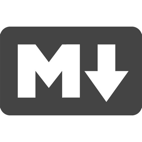 Markdown Icon Svg Png Free Download 3