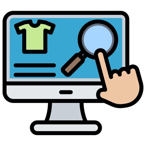 select product free commerce and shopping icons