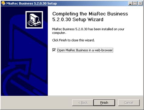 Installation On Windows Miarec Documentation