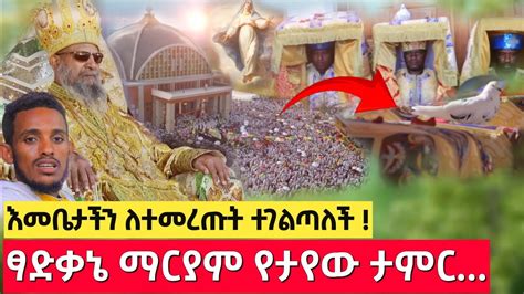 በፃድቃኔ ማርያም የታየው ተዓምር የእመቤታችን መገለጥ ደብረ ምጥማቅ ፃድቃኔ ማርያም ገዳም Orthodox Youtube