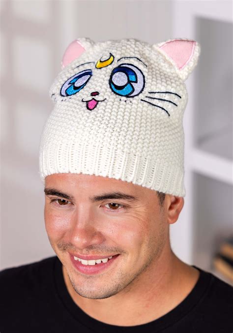 Sailor Moon Artemis Winter Cap For Adults Exclusive Sailor Moon Apparel