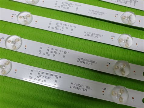 LED BACKLIGHT SET FOR LG 49UK6200PLA 49UK6300 49UK6400PLF 49" TV ...