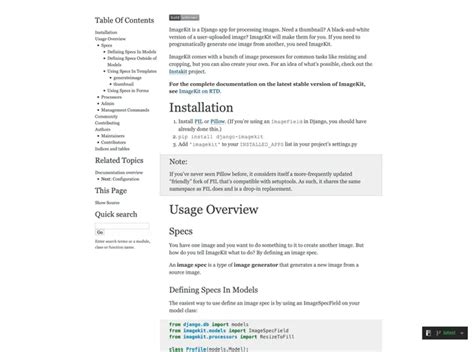 Django Imagekit By Matthewwithanm A Undefined Template Built At Lightspeed