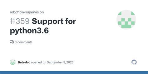 Support For Python Issue Roboflow Supervision Github