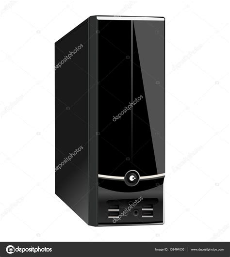 Реалістична ілюстрація компютерної справи — Стокове фото © Smeagorl 132464030