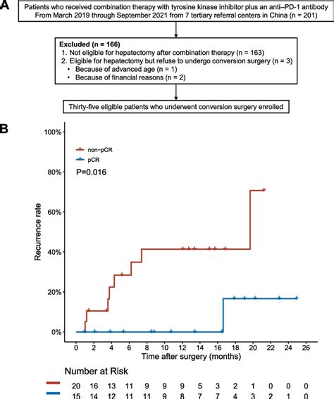Flowchart Of Patient Enrollment And Time To Recurrence A Flowchart Of Download Scientific