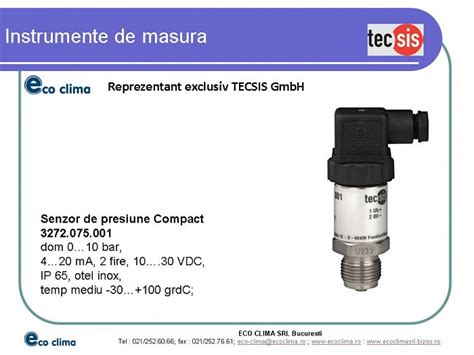 Senzor De Presiune 0 10 Bar Senzori De Presiune