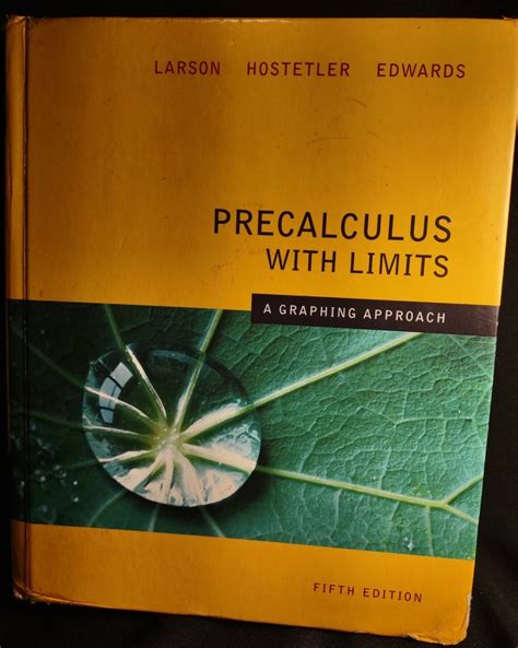 Precalculus With Limits Textbook