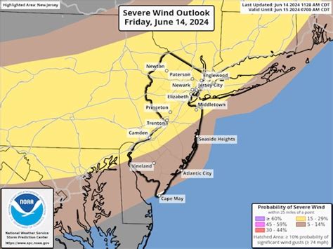 Nj Weather Severe Thunderstorm Watch Issued For 17 Counties As Nasty