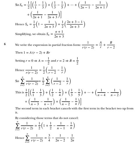 9231 pure 1 summation of series exercise 2 maths with david