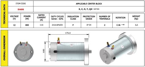 DC Motor DC 모터 하이드로텍 주 제품소개 단품 단품 유압