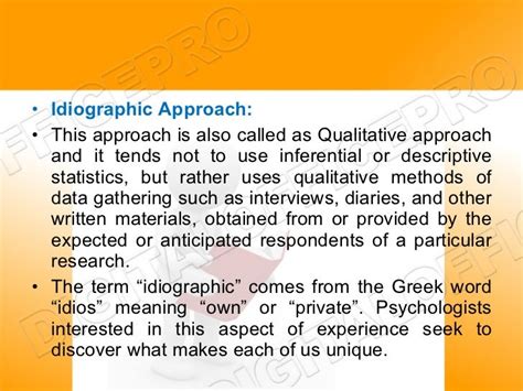 😎 What Is Idiographic Research Personality Traits Ideographic Vs Nomothetic 2019 02 15