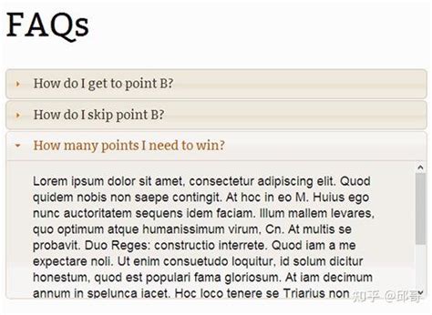 如何在 Wordpress 中添加 Jquery Faq 手风琴 知乎 如何在 Wordpress 中添加 Jquery Faq 手风琴 知乎