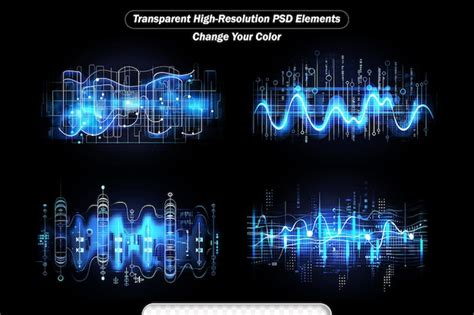 Premium Psd Creative Glowing Binary Code Background With Business Chart