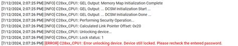 Tms320f28p559sj Q1 Issue When Use Uniflash To Load The Dcsm Demo C2000 Microcontrollers Forum