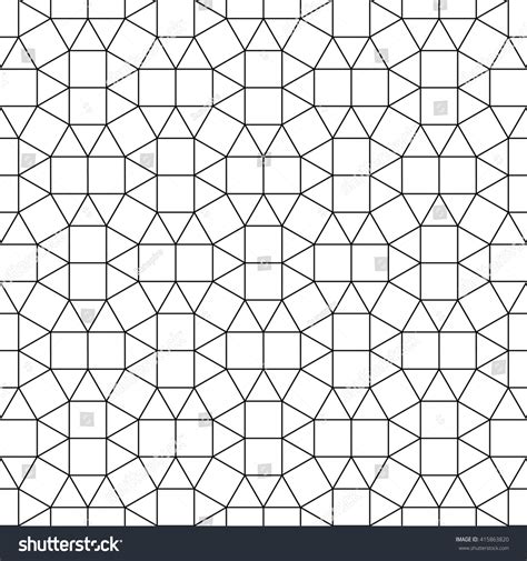 Vector Hipster Seamless Geometry Pattern Grid Stock Vector Royalty Free 415863820 Shutterstock