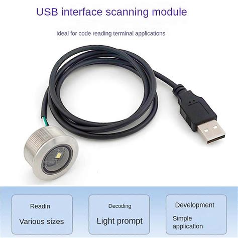 Gm861 Usb Interface 1d 2d Bar Code Qr Code Barcode Scanner Module Stainless Steel Thread With