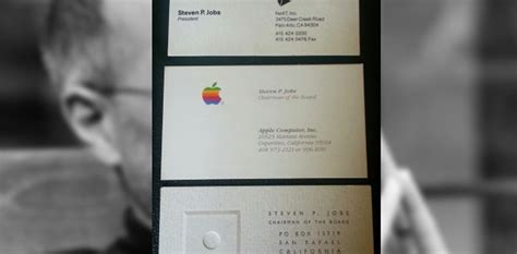 スティーブ・ジョブズの名刺がオークションへ、その落札価格はなんと ギズモード・ジャパン