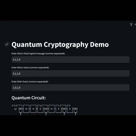 My Quantum Cryptography Project Using Qiskit And Python Dhairya Patel