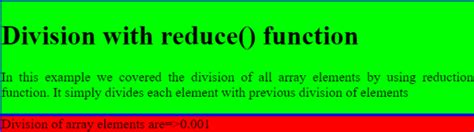 Array Reduce Function Javascript Method And Examples