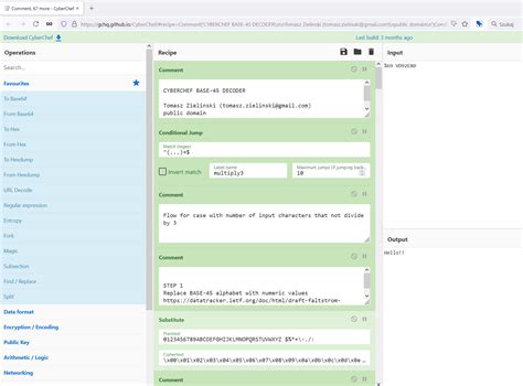 cyberchef recipes cheatsheet der benji father devsecops infosec