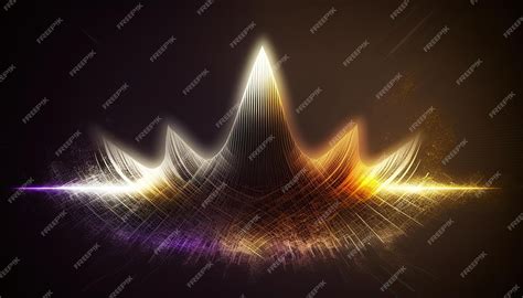 Premium Photo Abstract Sound Waves Music Background Audio Musical Technology Generative Ai