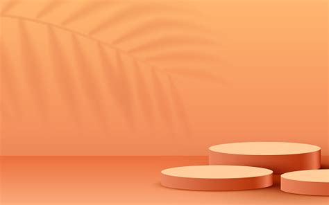 추상 장면 배경입니다 실린더 연단 제품 프리젠 테이션 모의 화장품 연단 무대 받침대 또는 플랫폼을 표시합니다 3차원 형태에 대한 스톡 벡터 아트 및 기타 이미지 Istock