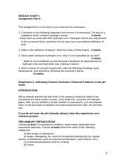 Module 8 Unit 1 Assignment A Doc MODULE 8 UNIT 1 Assignment Part A