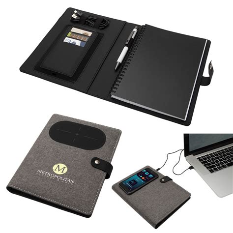 Sovrano Navigate Notebook W Wireless Phone Charger Technology