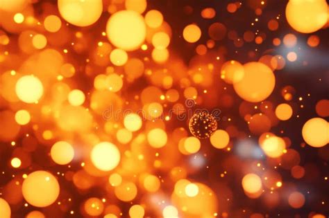 Abstract Luminous Sphere Texture Bold Orange And Gold Light Radiating