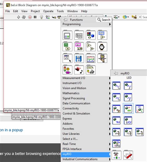 Running Vi On Myrio Using Labview 2016 Ni Community