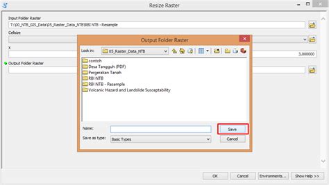 Exporting Multiple Raster Data With Custom Cell Size Using Arcpy
