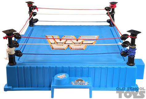 Official Wrestling Ring Wwf Hasbro Incompleet Old School Toys