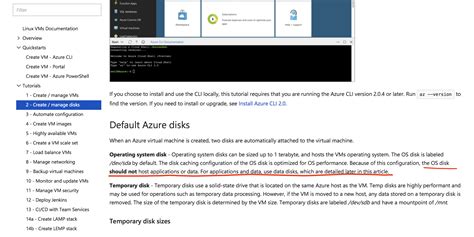 Virtual Machines Azure Data Disk For Parse Server Server Fault