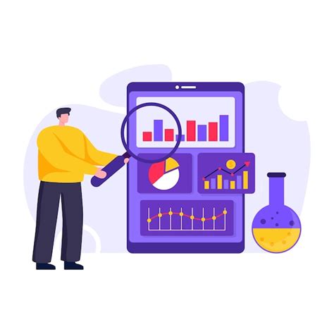 Premium Vector Website Analytics Flat Illustration Editable Vector